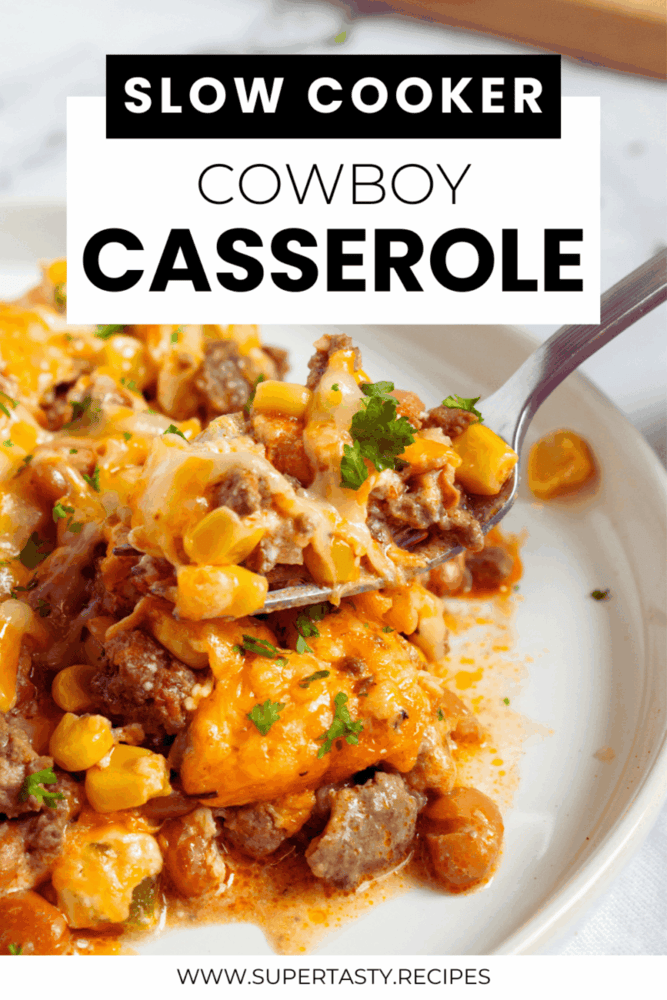 Slow Cooker Cowboy Casserole - Super Tasty