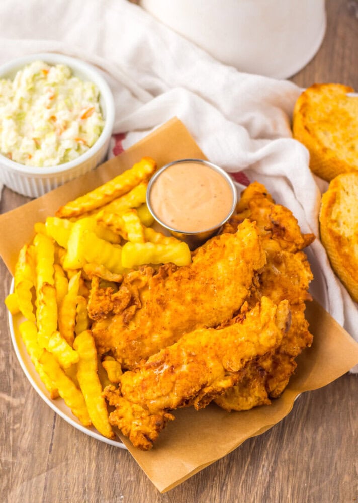 Copycat Raising Canes Chicken Tenders and Canes Sauce - Super Tasty