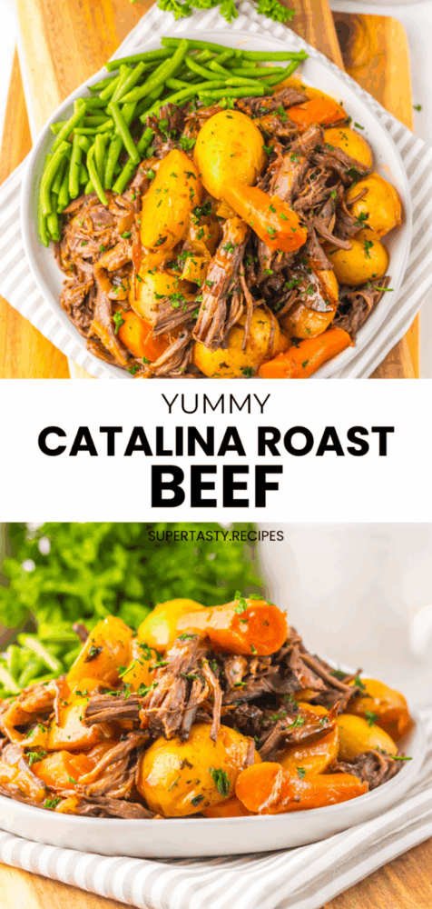 Slow Cooker Catalina Roast Beef - Super Tasty Recipes
