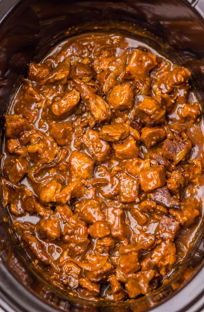 Slow Cooker Coca Cola Beef Tips - Super Tasty