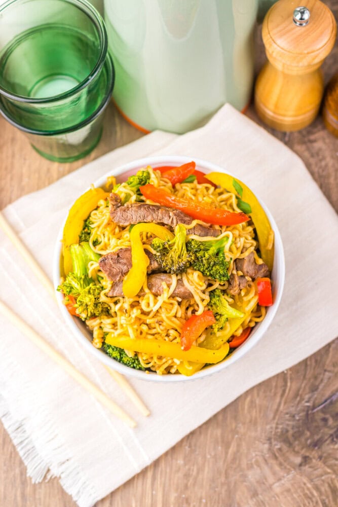 Sheet Pan Beef Ramen - Super Tasty Recipes